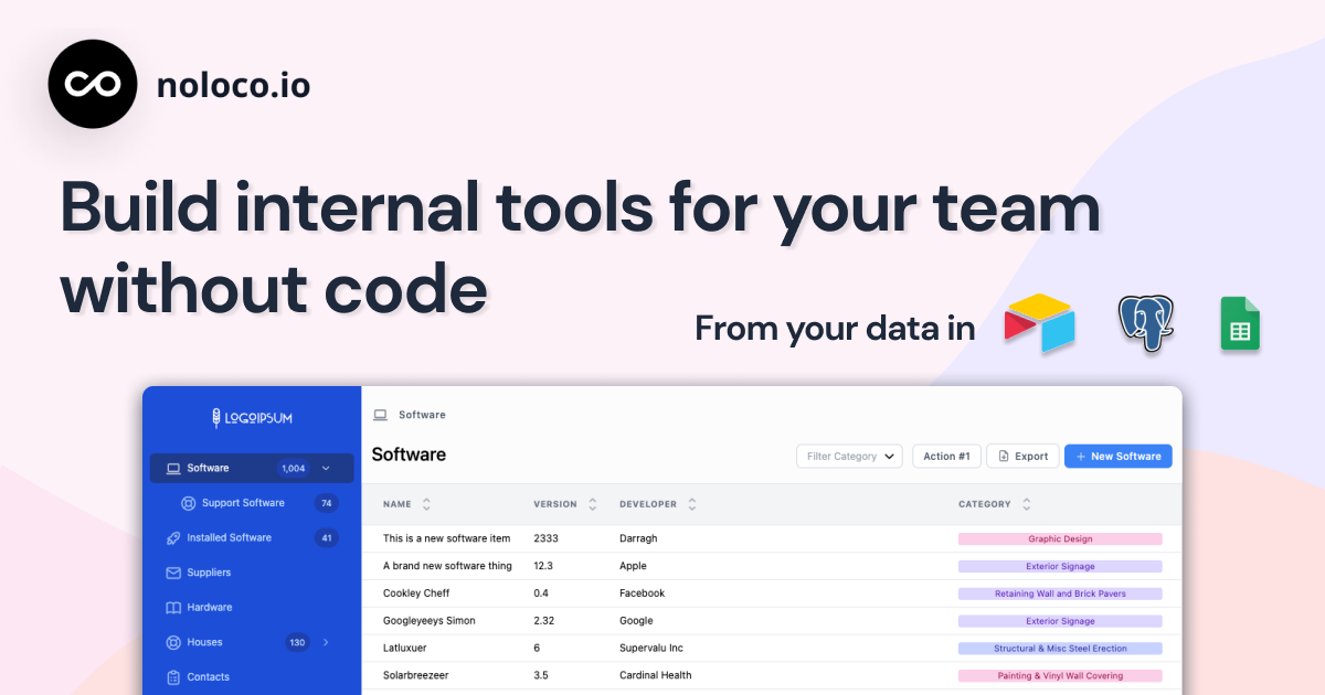Noloco for Small and Medium Businesses